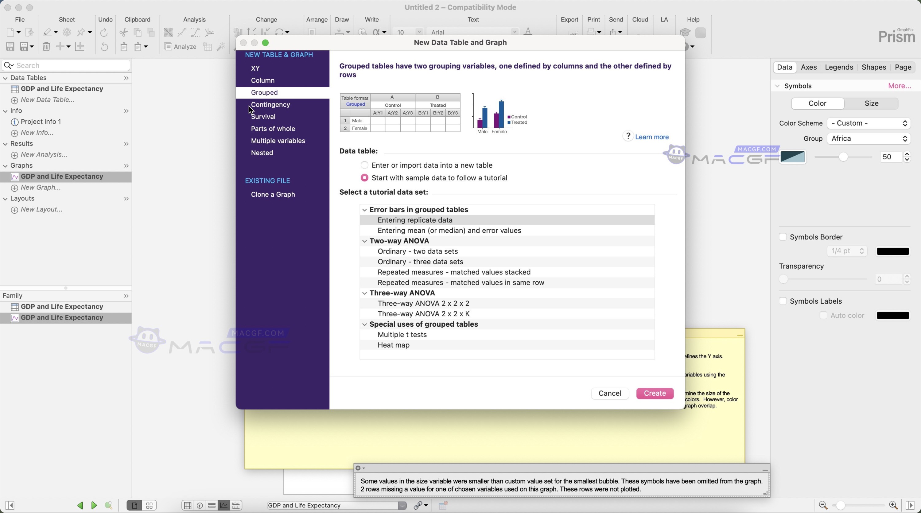 「专业医学科研绘图分析软件」GraphPad Prism 10 v10.4.1(Arm) 激活版 - macGF