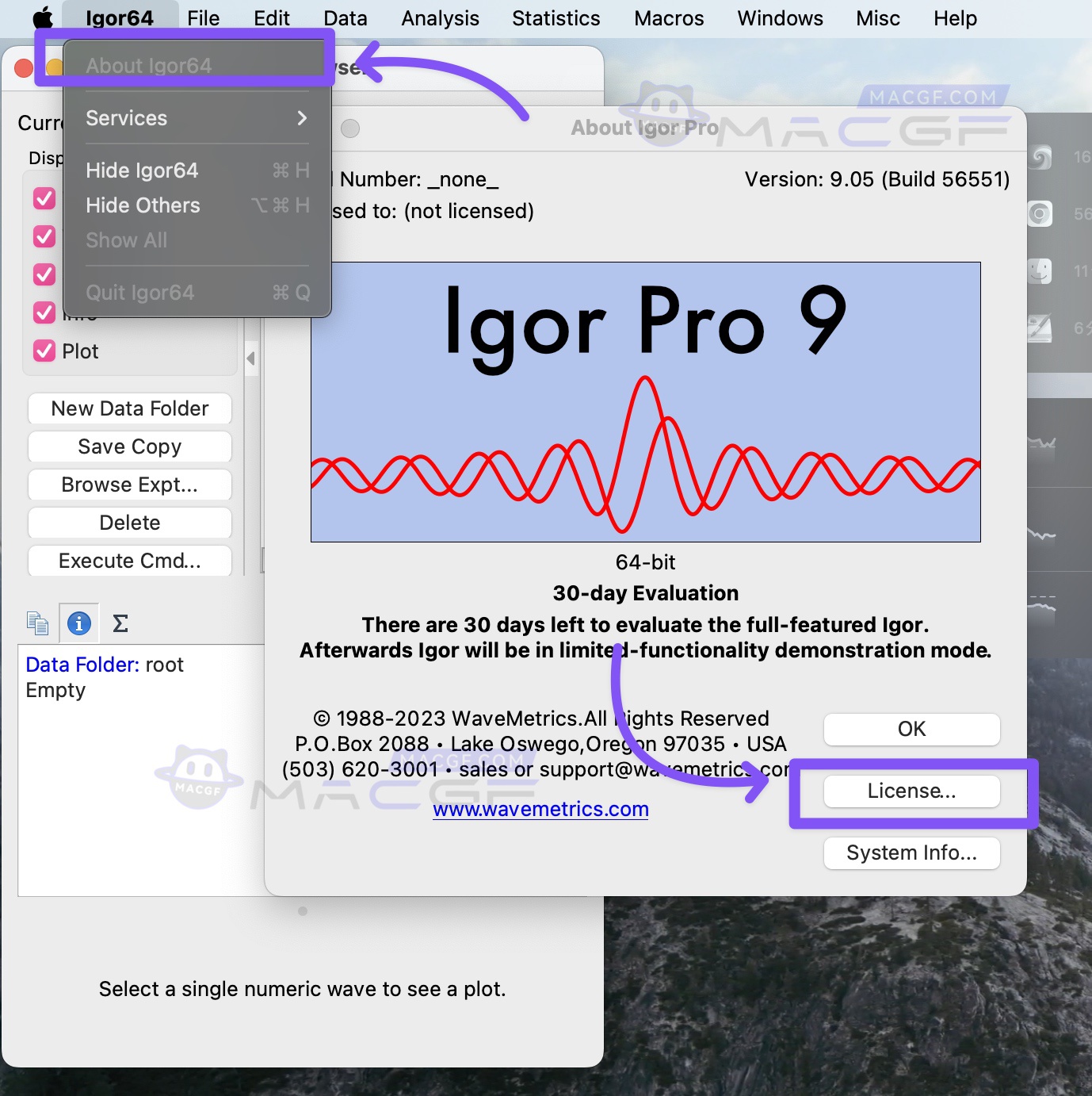「科学计算和数据分析软件」WaveMetrics Igor Pro 9 v9.05 注册激活版 - macGF